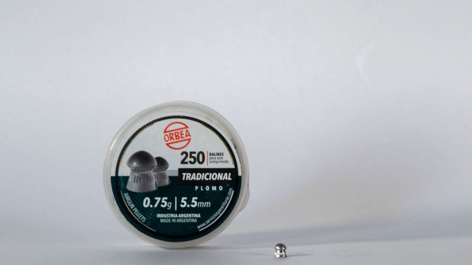 BALIN TRADICIONAL – 5.5mm – 0.75g – PLOMO – Servicios y Aventuras