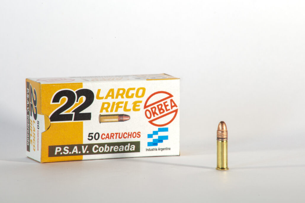 BALA CALIBRE 22 – PUNTA SOLIDA COBRE – Servicios y Aventuras